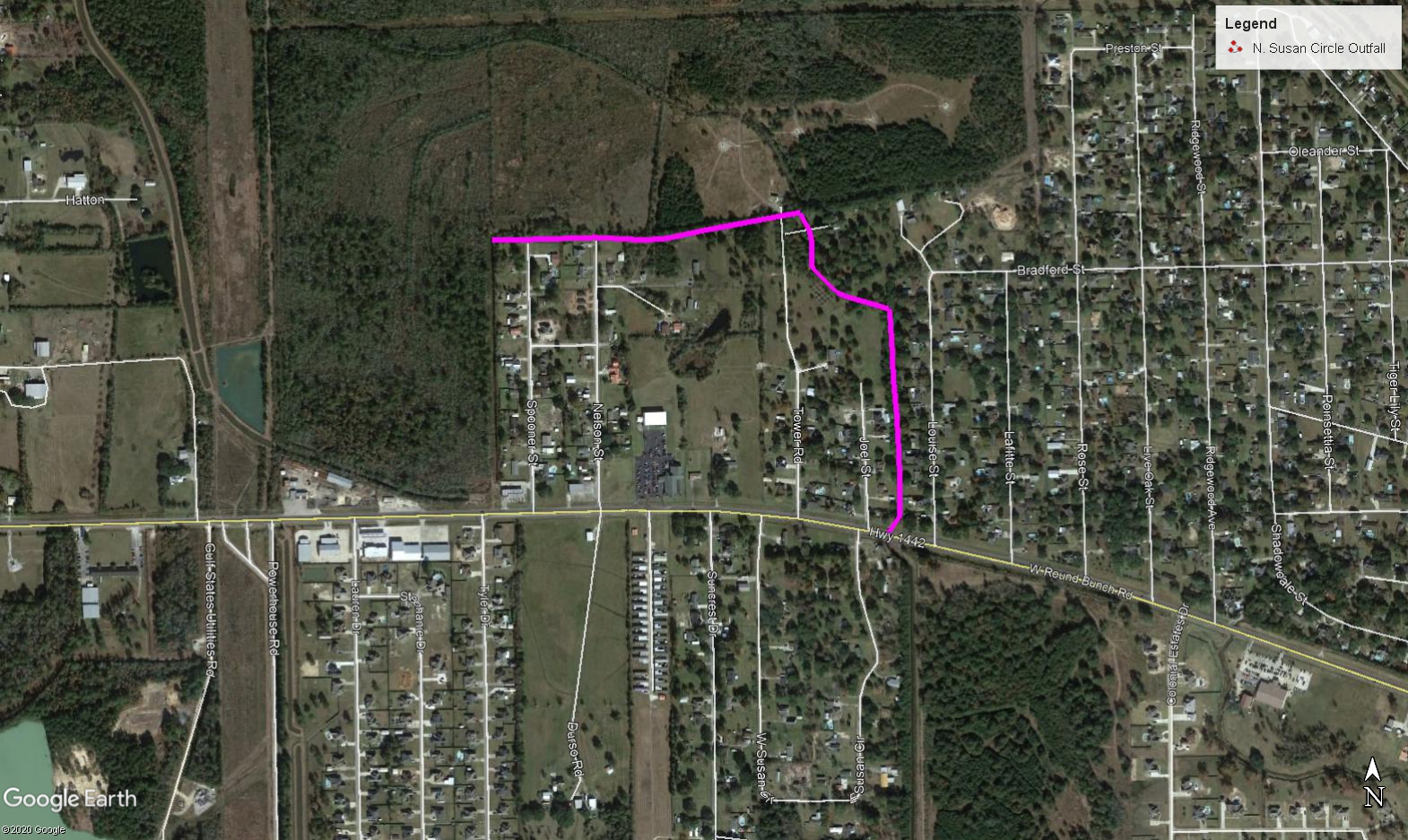 Susan Circle North Outfall - Orange County Drainage District