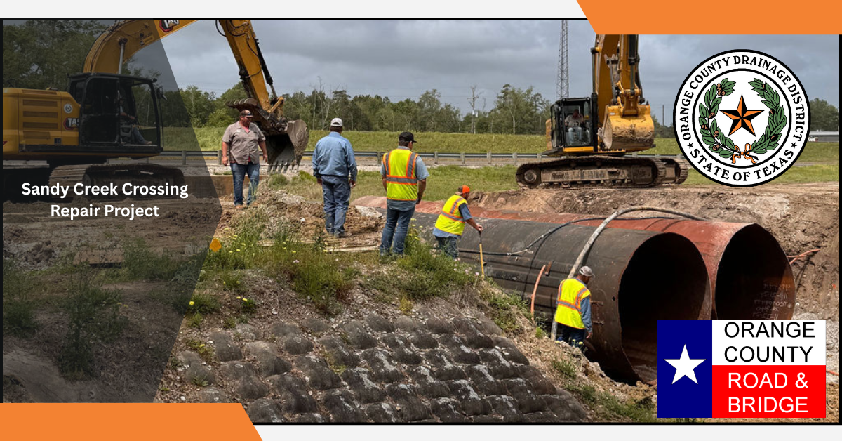 Sandy Creek Crossing Repair Project - Orange County Drainage District